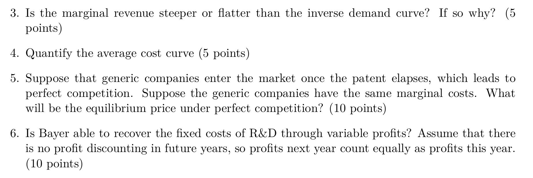 Solved Imagine you are the CEO of Bayer and your R&D team | Chegg.com