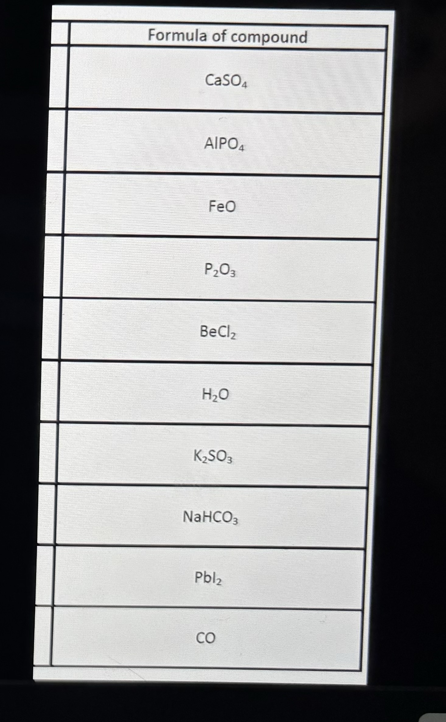 Solved Formula of | Chegg.com