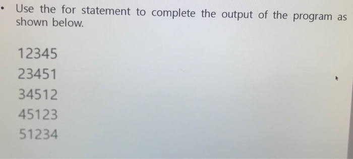 Solved Write a program that prints the following form for | Chegg.com