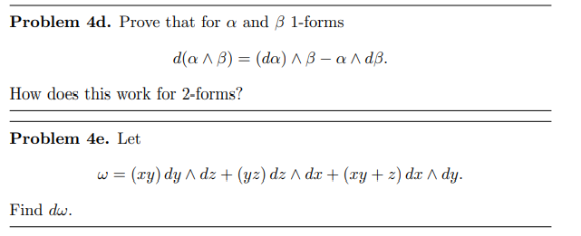 Solved Problem 5. In the following we consider forms defined | Chegg.com