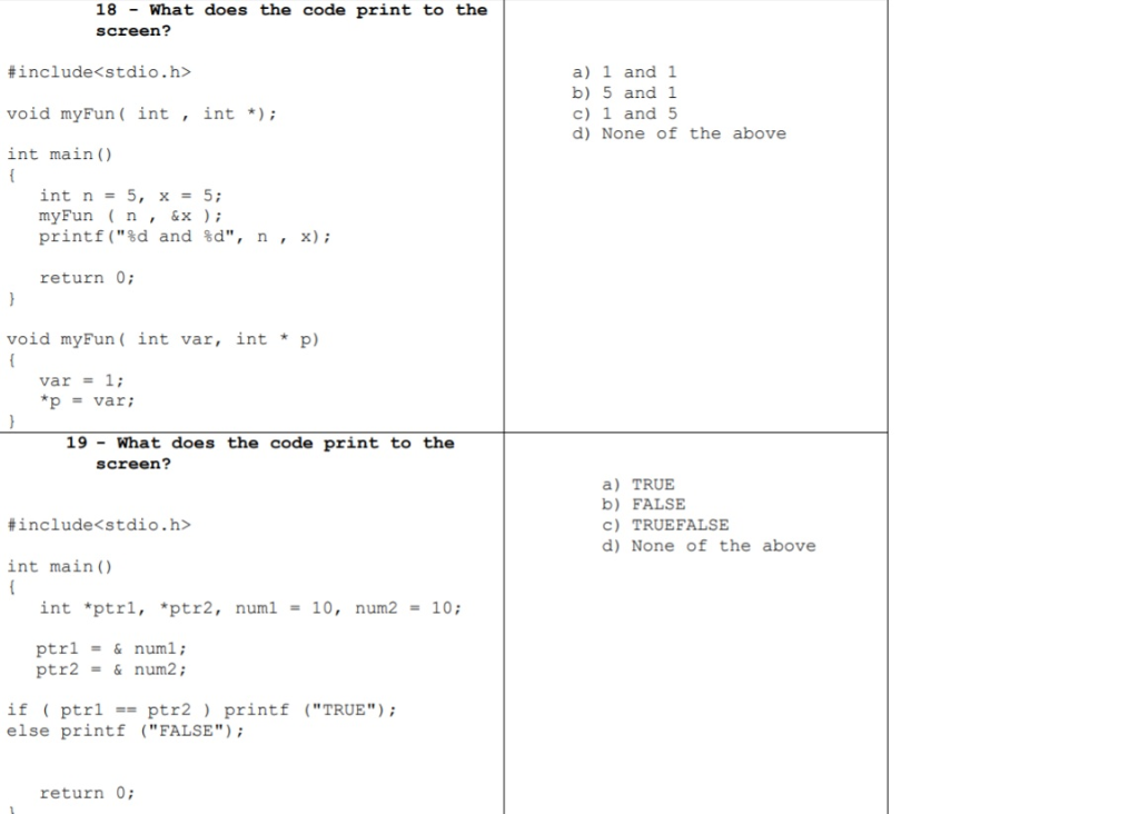Solved What would be the answer for question 18? How does | Chegg.com