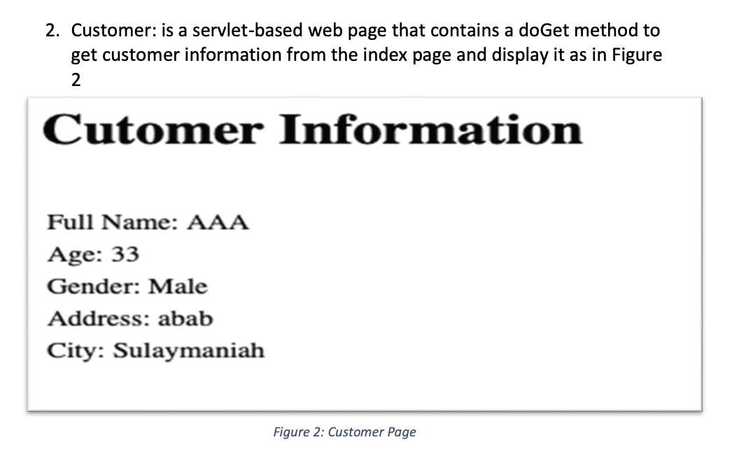 Solved Create a website that contains two pages as follow 1. | Chegg.com