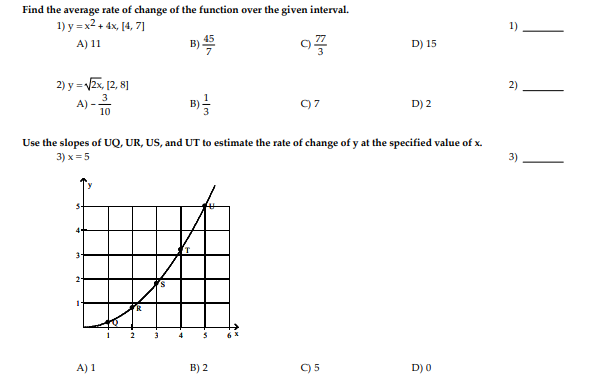 Solved Find the average rate of change of the function over | Chegg.com