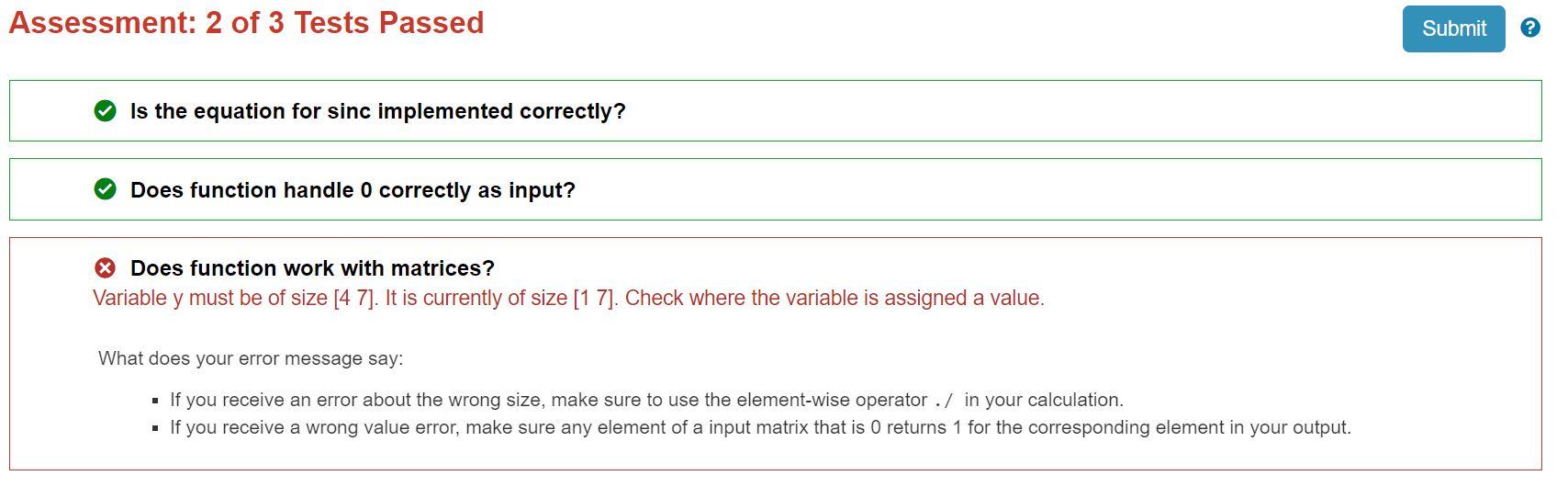 Solved Write a function to calculate the normalized sinc My | Chegg.com