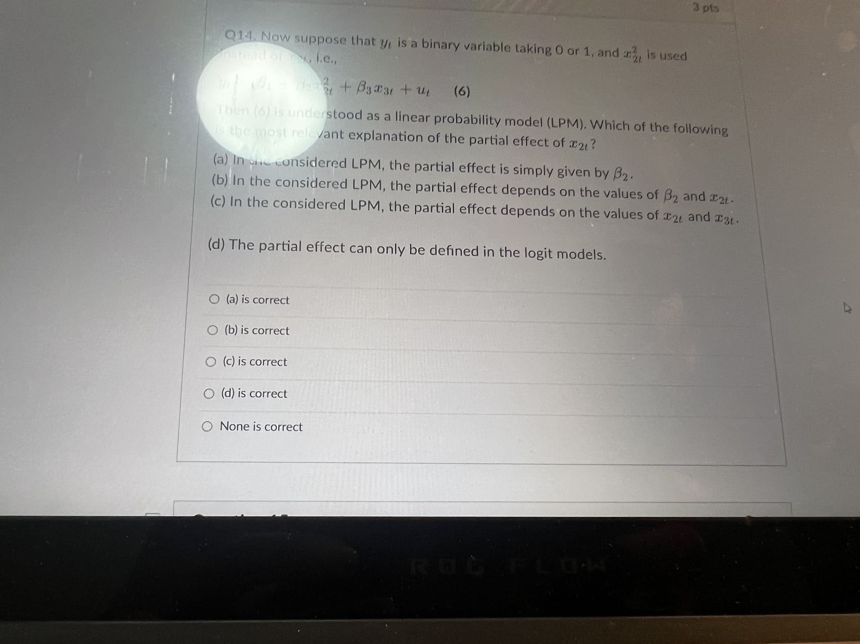 Solved Q14. Now suppose that y1 is a binary variable taking | Chegg.com