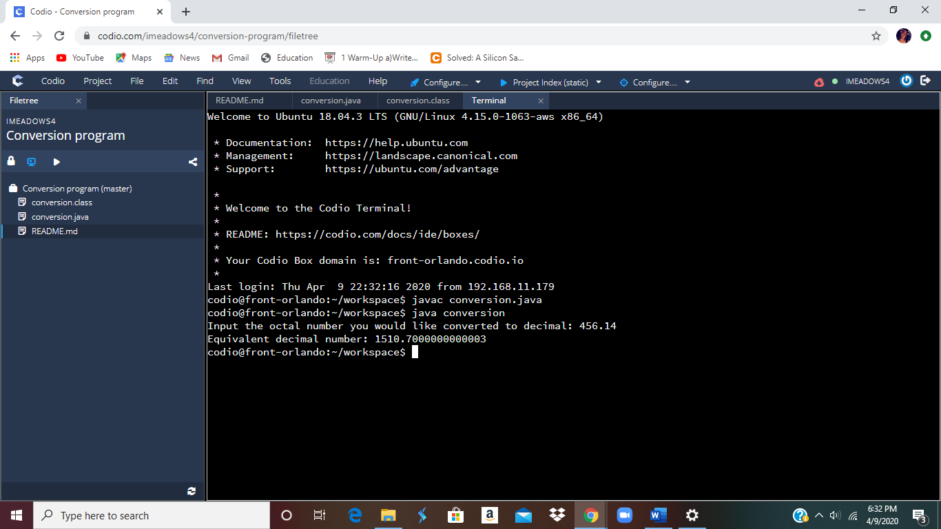 Solved I Have To Create A Binary Conversion Program That