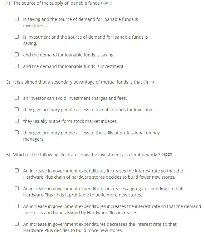 Solved is saving and the source of demand for loanable funds | Chegg.com