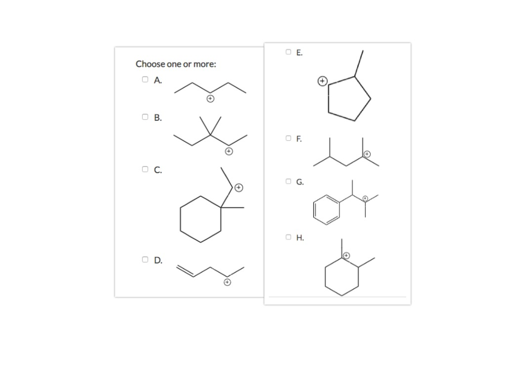 Solved Select all of the molecules that will readily undergo | Chegg.com