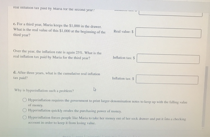 Solved Inflation, Disinflation, and Deflation- End of | Chegg.com
