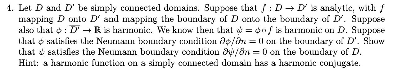 Solved Let D and D′ be simply connected domains. Suppose | Chegg.com
