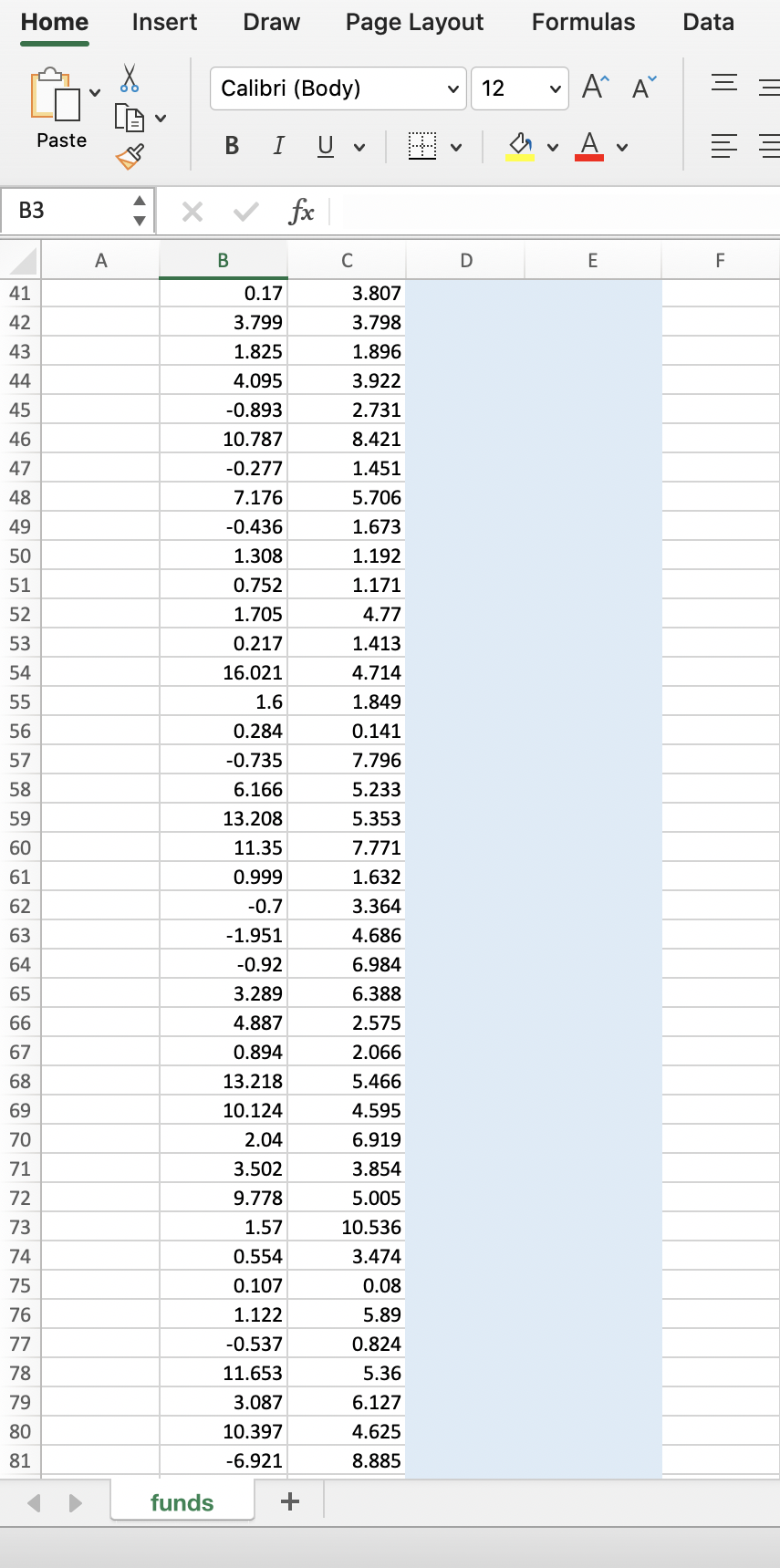 Solved Home Insert Draw Page Layout Formulas Data X Calibri | Chegg.com