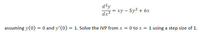 Use the midpoint method to solve the following ODE | Chegg.com