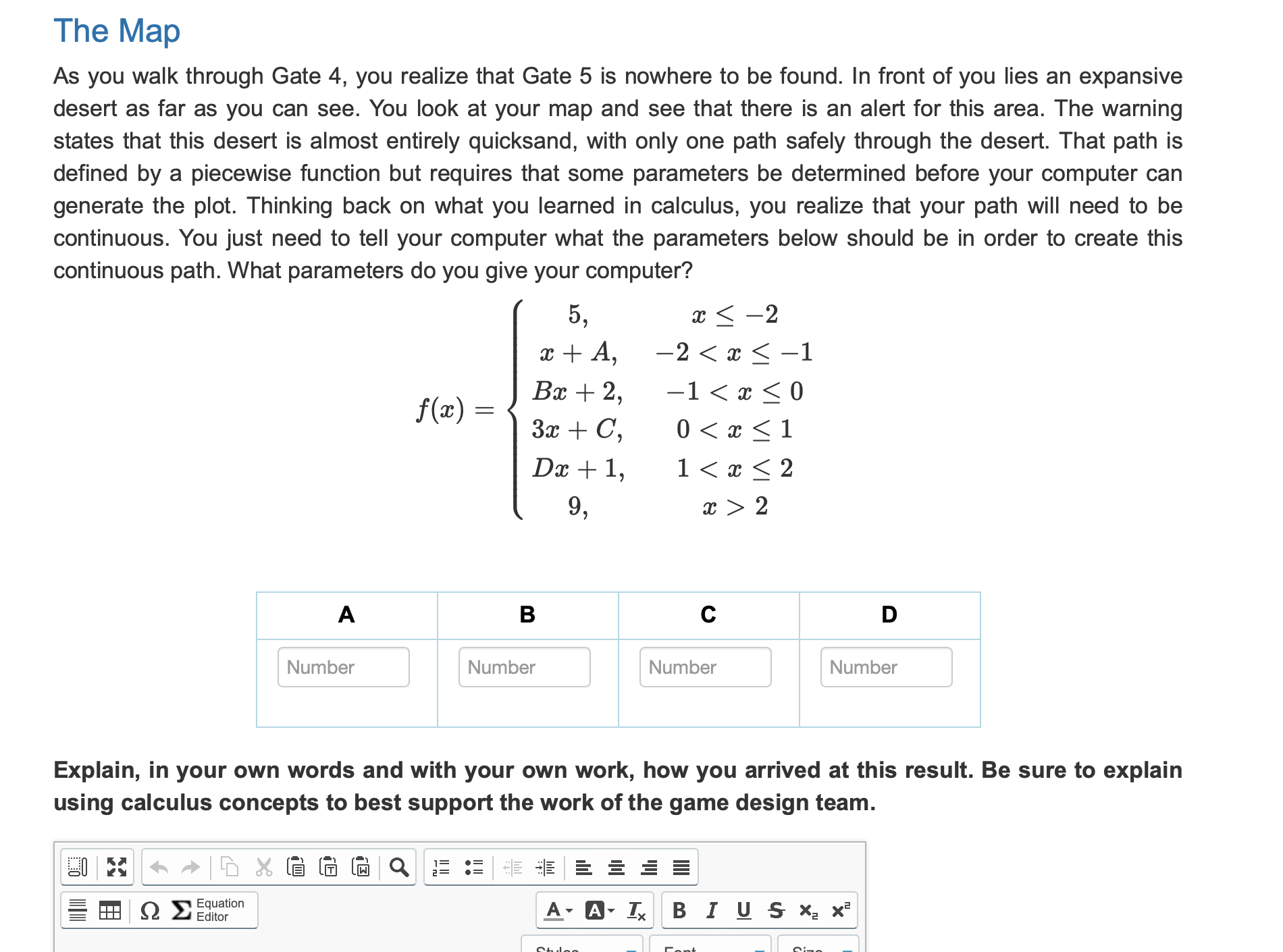 Solved The Map As you walk through Gate 4, you realize that | Chegg.com