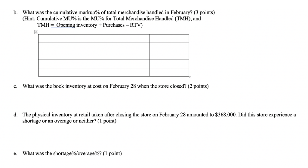 Solved Part I. Book Inventory & Stock Shortage/Overage (20 | Chegg.com