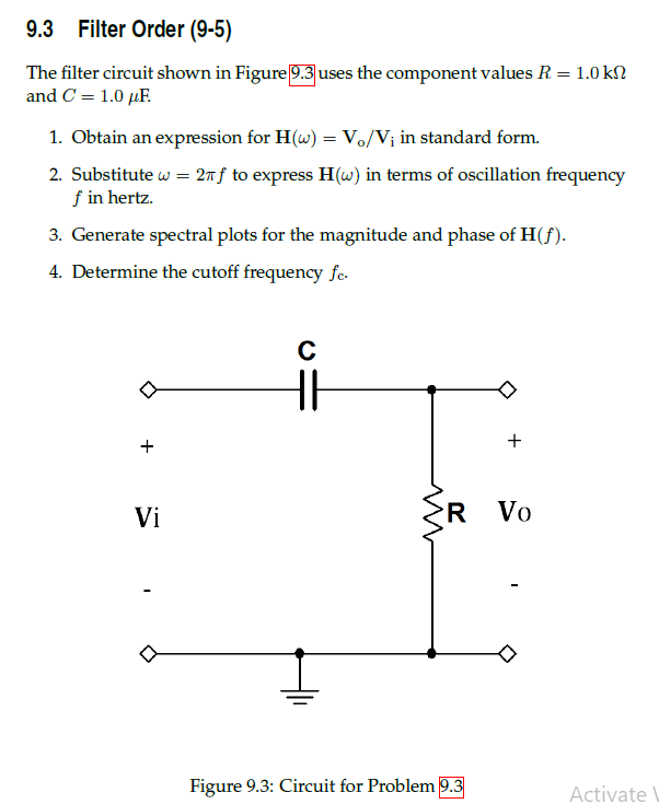 Solved How would I build this on a bread baord?9.3 ﻿Filter | Chegg.com