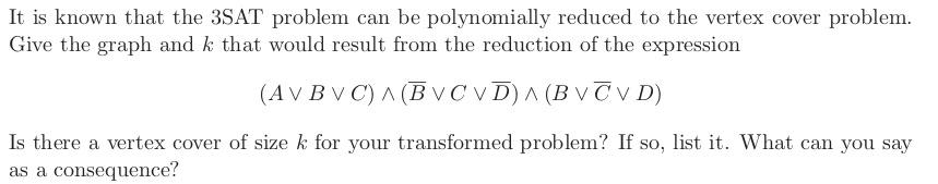 Solved It is known that the 3SAT problem can be polynomially | Chegg.com