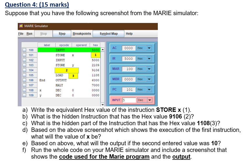 Solved Question 4: (15 marks) Suppose that you have the | Chegg.com