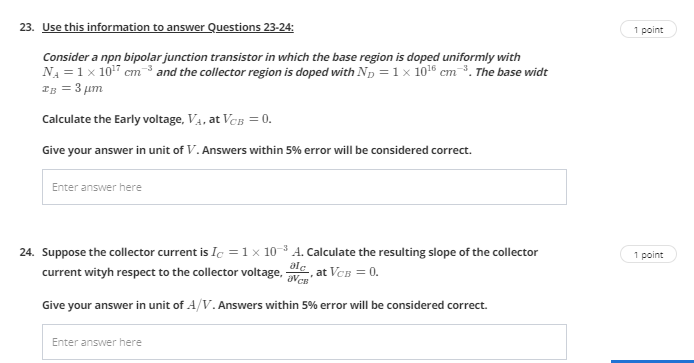 Solved 23. Use this information to answer Questions 23-24: 1 | Chegg.com Solved 23. Use this information to answer Questions 23-24: 1 | Chegg.com