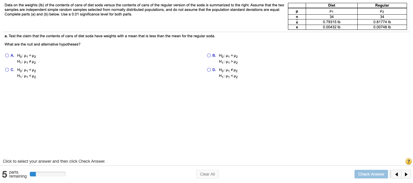 Solved Question On How To Find Test Statistic P Value 6529