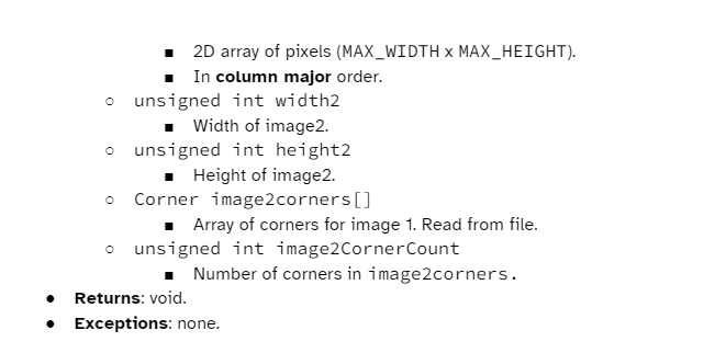 Solved atchCorners () - 30 points - Description: Uses the | Chegg.com
