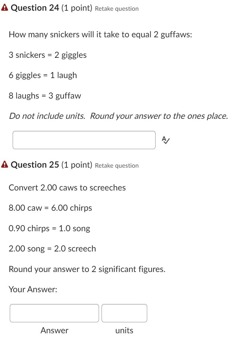 Solved A Question 24 (1 point) Retake question How many | Chegg.com
