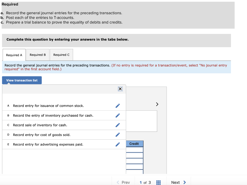 Solved Exercise 4-4A (Algo) Recording inventory transactions | Chegg.com