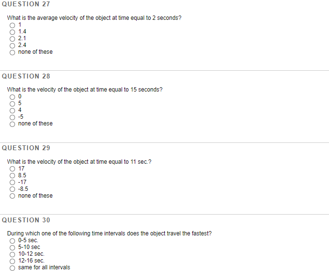 Solved Position Of An Object As A Function Of Time Is Given