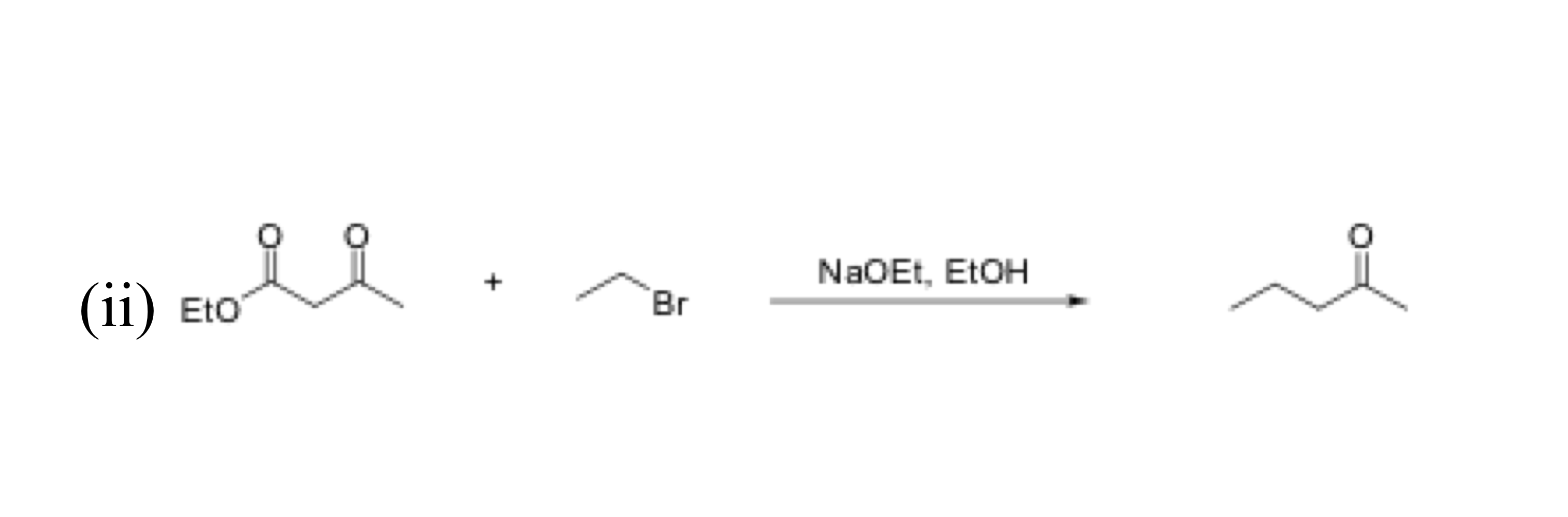 Solved reflux H2SO4(ii) NaOEt, EtOH(iii) + NaOEt,EtOH | Chegg.com