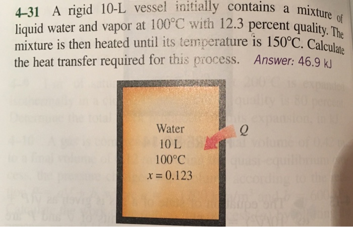 Solved A rigid 10-L vessel initially contains a mixture of | Chegg.com