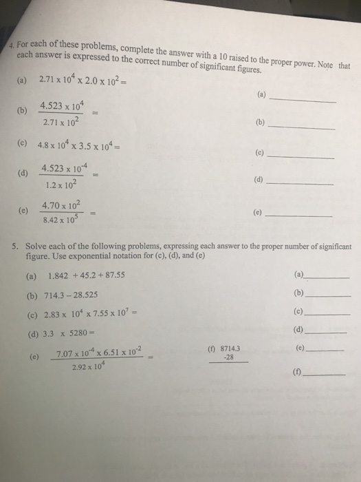 Solved each of these problems, complete the answer with a | Chegg.com