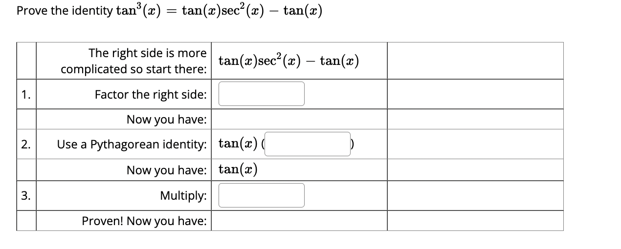 Solved n3(x)=tan(x)sec2(x)−tan(x) | Chegg.com
