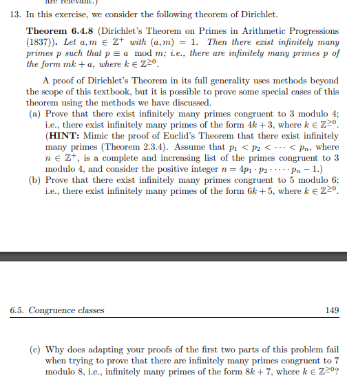 Solved In this exercise, we consider the following theorem | Chegg.com