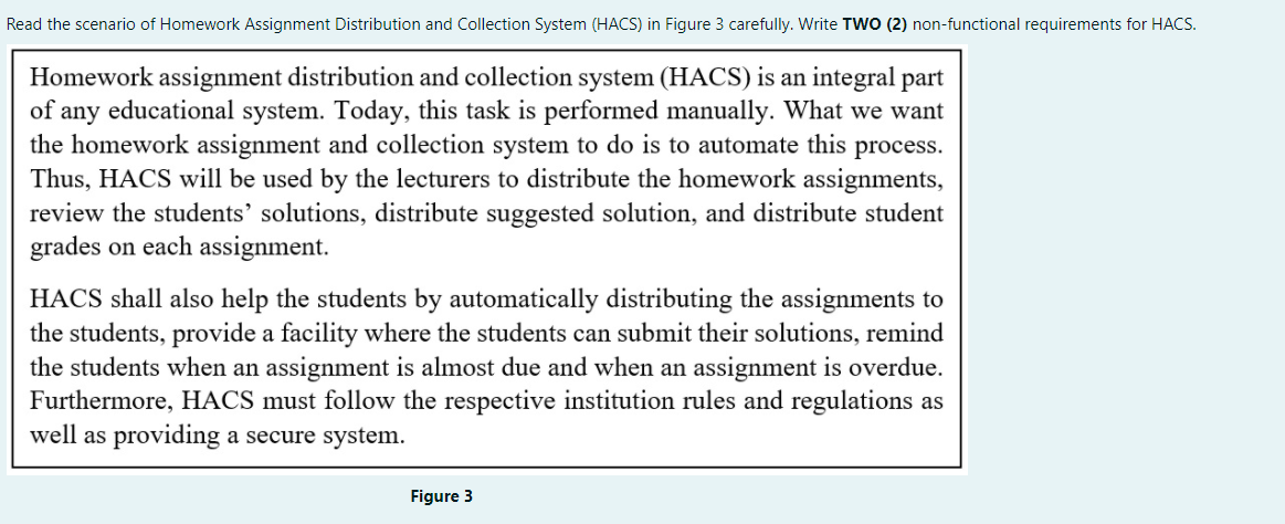 Solved Read the scenario of Homework Assignment Distribution | Chegg.com