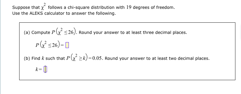 Solved Suppose that χ2 ﻿follows a chi-square distribution | Chegg.com