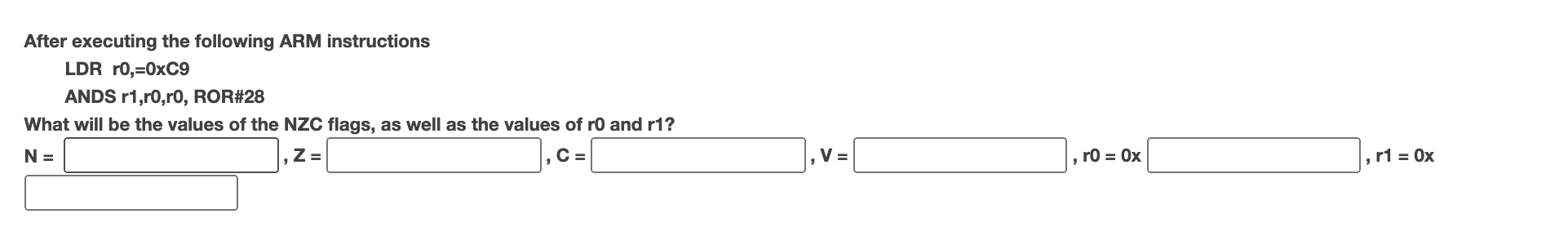 After executing the following ARM instructions LDR | Chegg.com