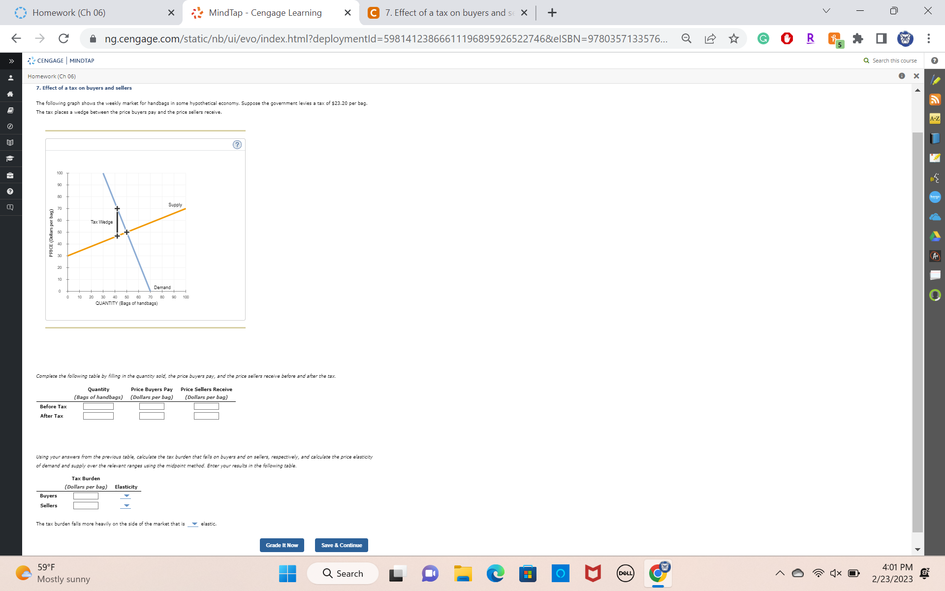 Solved The following graph shows the weekly market for | Chegg.com