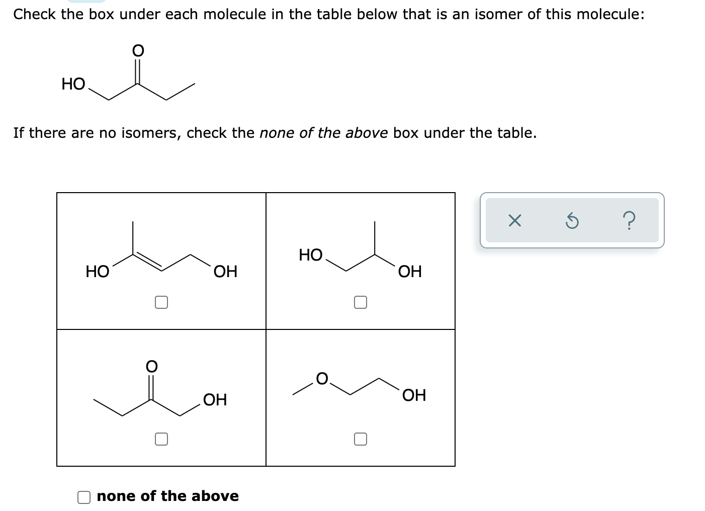 Solved Draw the skeletal ("line") structure of a ketone with | Chegg.com