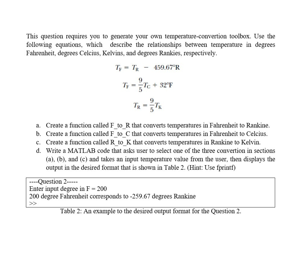 Solved This question requires you to generate your own | Chegg.com
