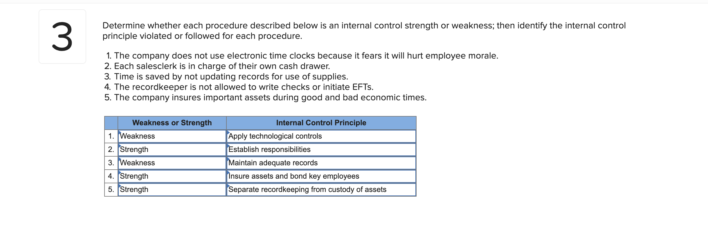 Solved 3 Determine Whether Each Procedure Described Below Is Chegg