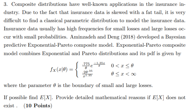 Solved 3. Composite distributions have well-known | Chegg.com