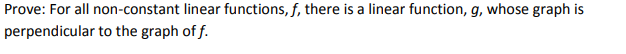 Solved Prove: For all non-constant linear functions, f, | Chegg.com