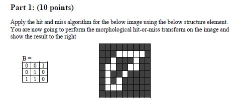 Solved Part 1: (10 points) Apply the hit and miss algorithm | Chegg.com