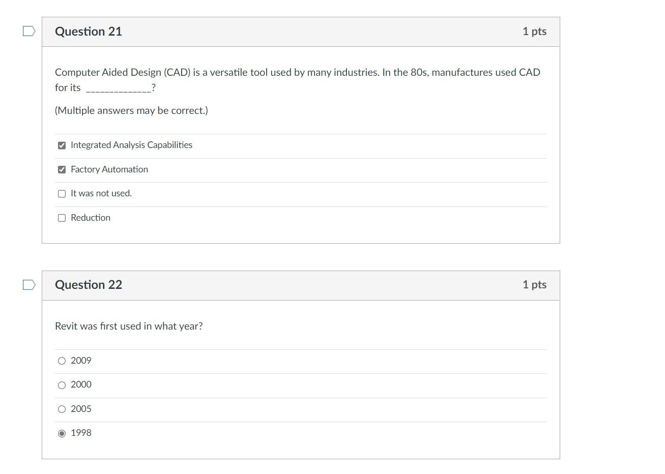 Solved Computer Aided Design (CAD) is a versatile tool used | Chegg.com