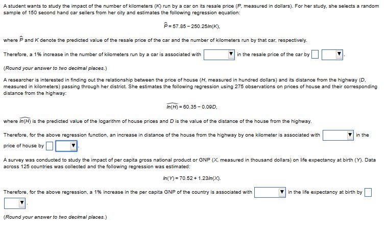 Solved Options: 1. Increase/decrease by | Chegg.com