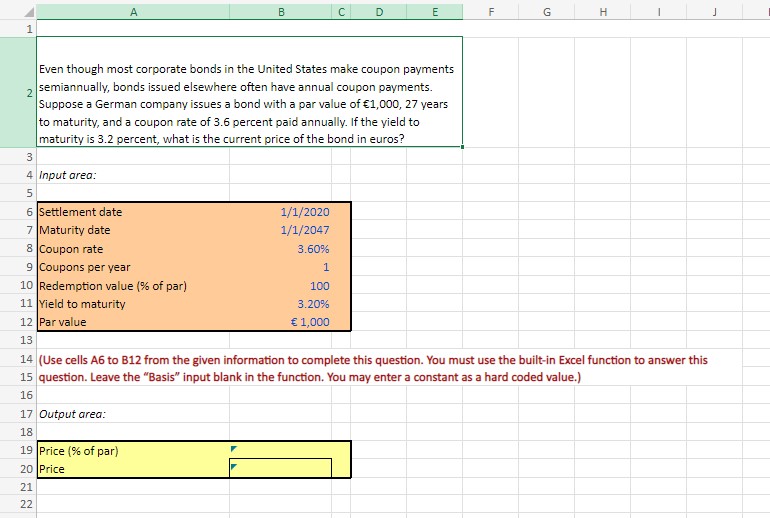 Solved Give me the exact formulas to type in please please | Chegg.com