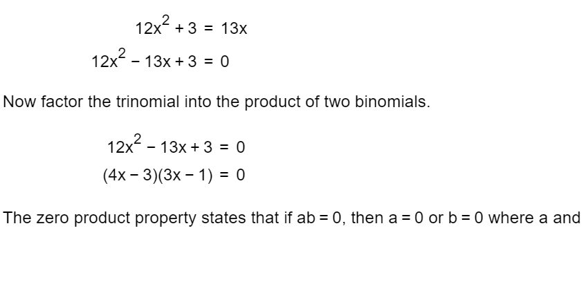 Solved how did they factor this trinomial into the product | Chegg.com