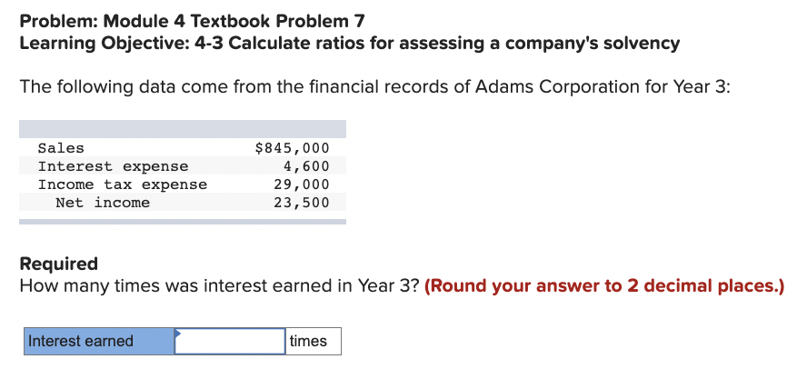 Solved Problem: Module 4 Textbook Problem 7 Learning | Chegg.com