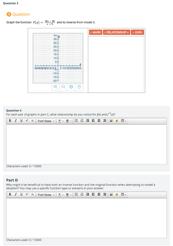 Solved Modeling with Inverses In this activity, you will | Chegg.com