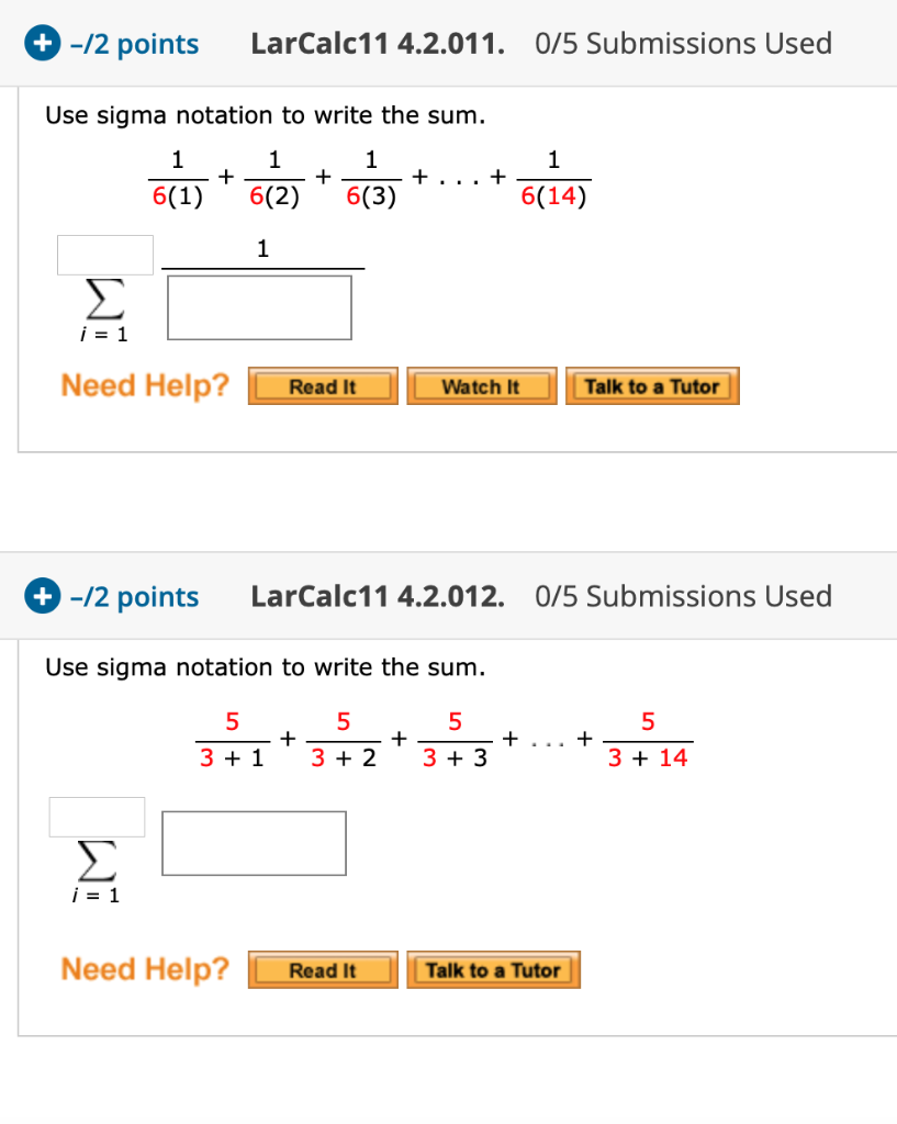 Solved + -/2 points LarCalc11 4.2.011. 0/5 Submissions Used | Chegg.com Solved + -/2 points LarCalc11 4.2.011. 0/5 Submissions Used | Chegg.com