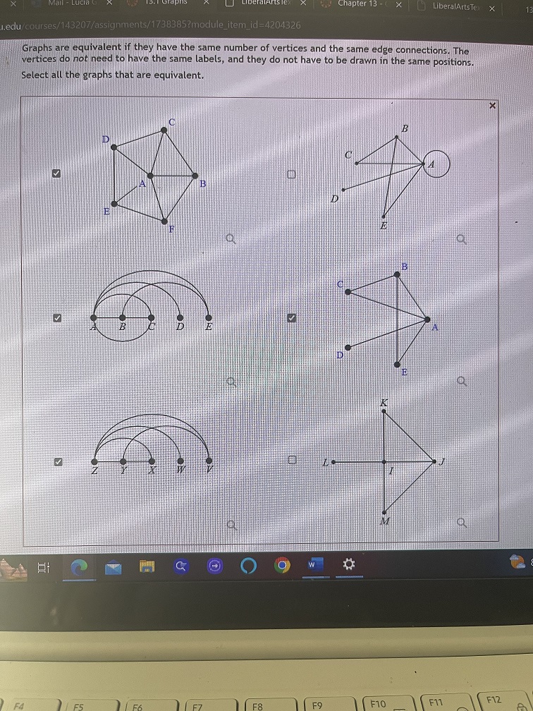 Graphs Are Equivalent If They Have The Same Number Of